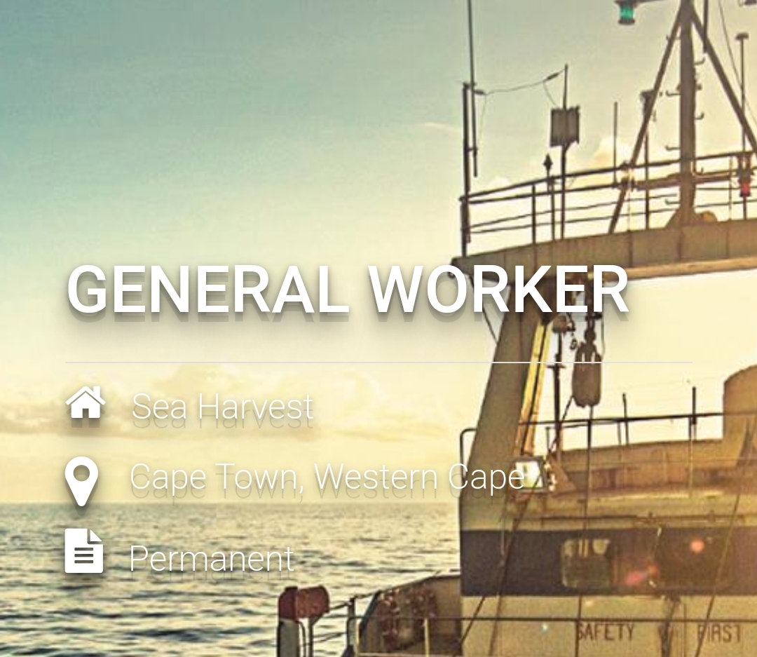 Sea Harvest is Hiring - Job Mall